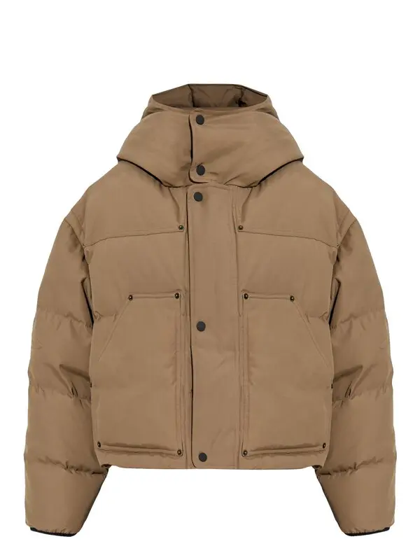 Dsquared2 Down Puffer Jacket With Logo - Brown