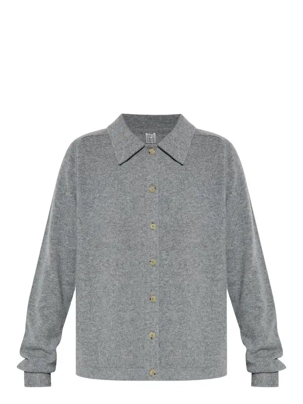 TOTEME Cashmere Cardigan - Grey