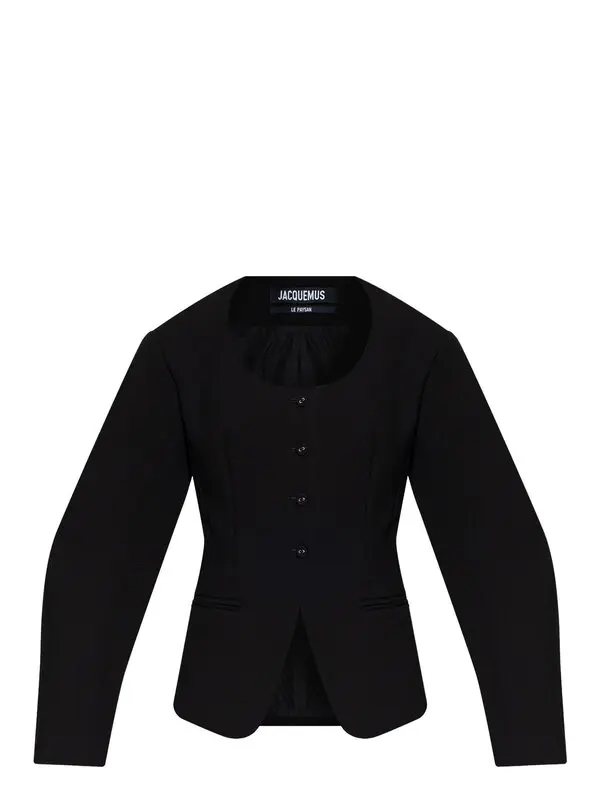 Jacquemus Ovalo’ Blazer - Black