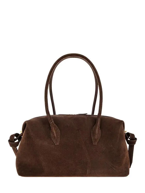 Yuzefi Brioche Duffle Shoulder Bag - Brown
