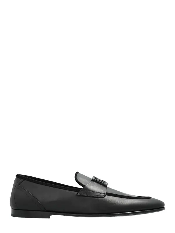 Dolce & Gabbana Elegant Leather Loafers - Black