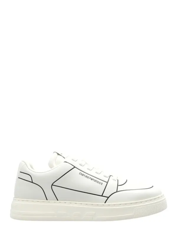 Emporio Armani Logo Sneakers - White