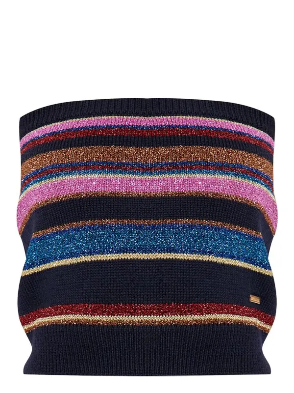Dsquared2 Lurex Thread Bandeau Top - Multicolour