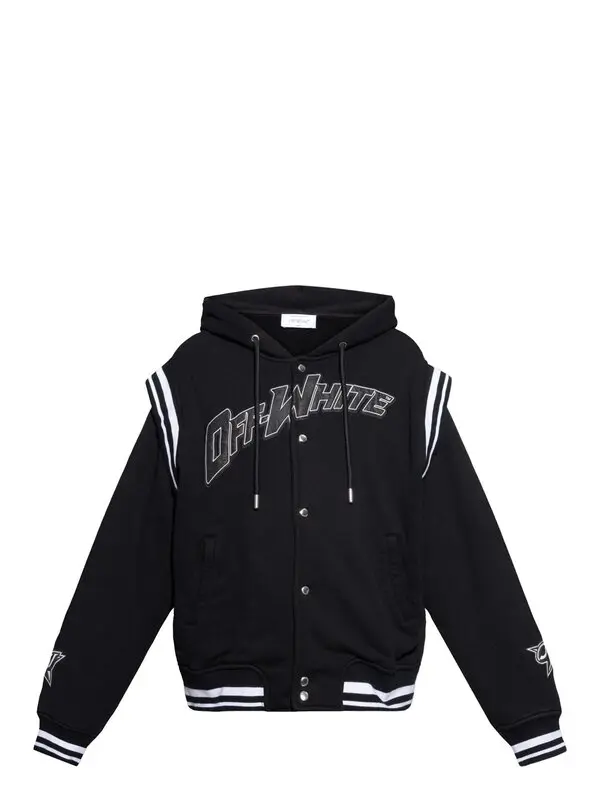 Off-White Jacket With Logo - Black