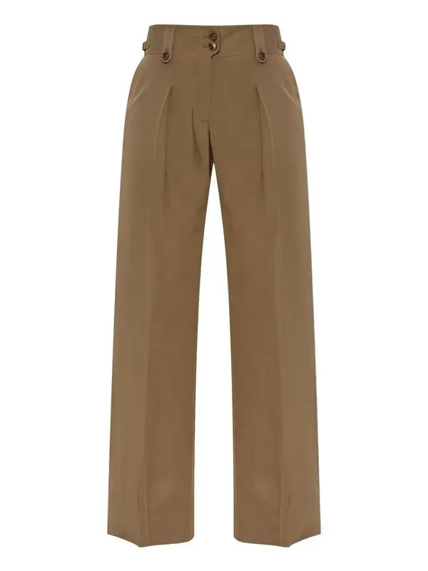 TOM FORD Silk Trousers - Green