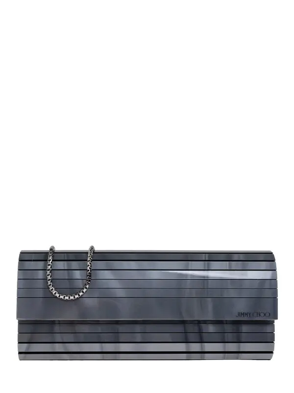 JIMMY CHOO Sweetie Clutch Bag - Grey
