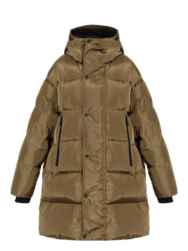 Dsquared2 Long Down Coat - Green