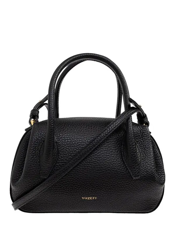 Yuzefi Oyster Duffle Mini Handbag - Black