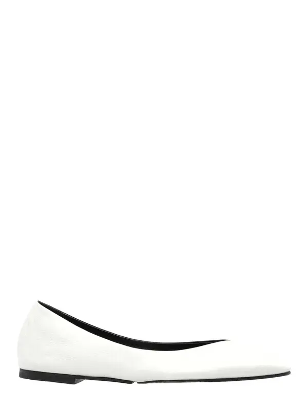 Jacquemus Les Ballerines Ovalo Ballet Flats - White