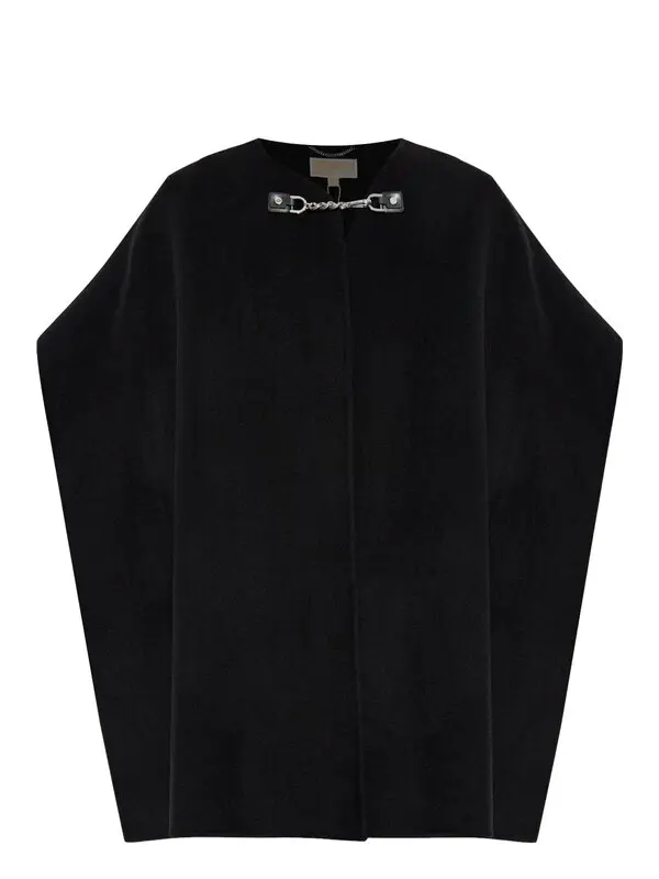 Michael Kors Wool Poncho - Black