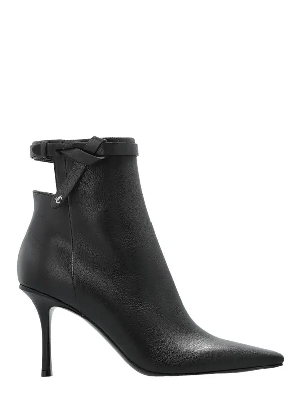 JIMMY CHOO Camie Heeled Ankle Boots - Black