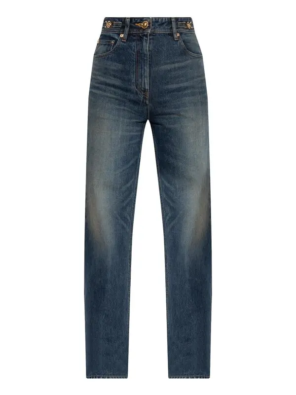 Versace Straight-leg Jeans - Navy Blue