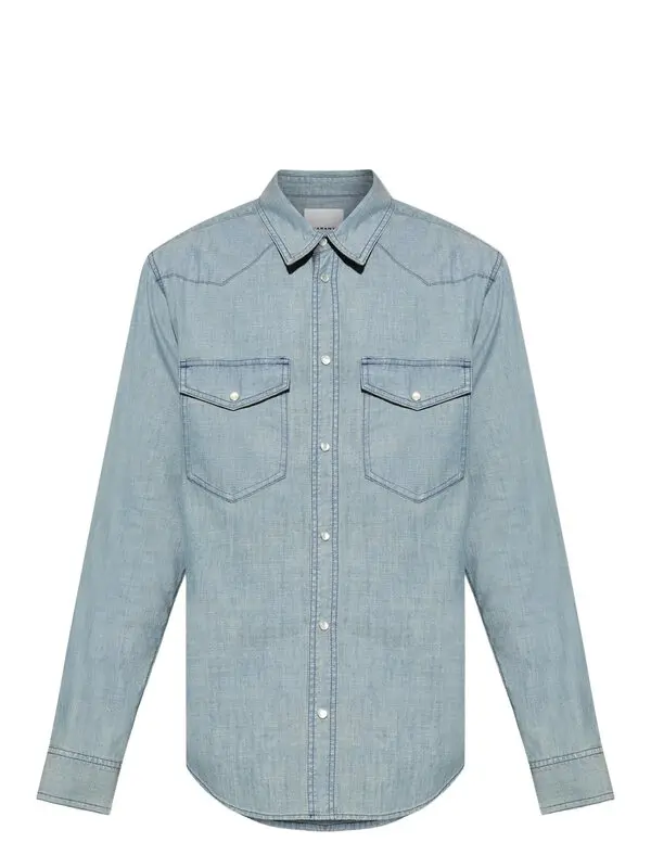 MARANT Denim Shirt "vasco - Blue