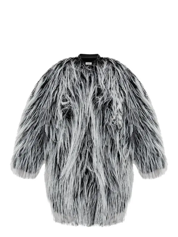 Sportmax Adesso Faux Fur Coat - Grey