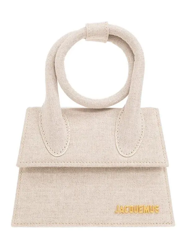 Jacquemus Le Chiquito Noeud Shoulder Bag - Cream