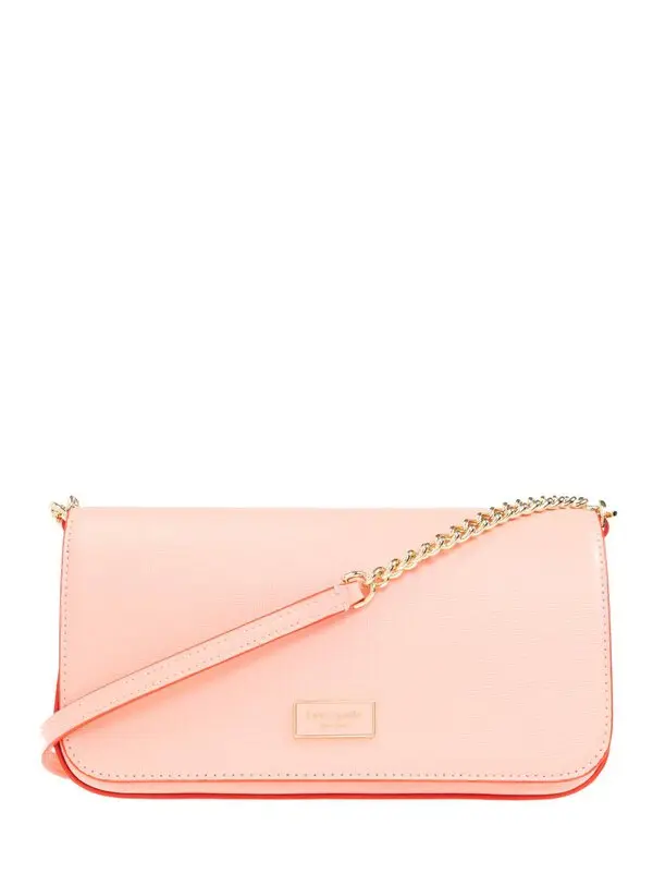 Kate Spade New York Shoulder Bag In Saffiano Leather With Chain Strap - Pink