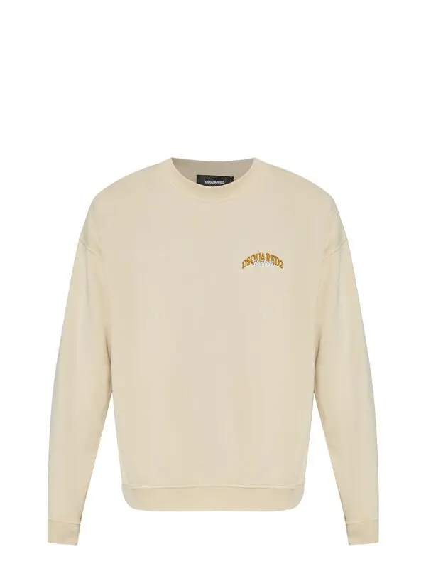 Dsquared2 Printed Sweatshirt - Cream
