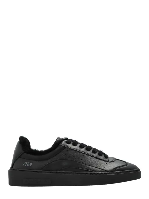 Dsquared2 Rider Leather Sneakers - Black