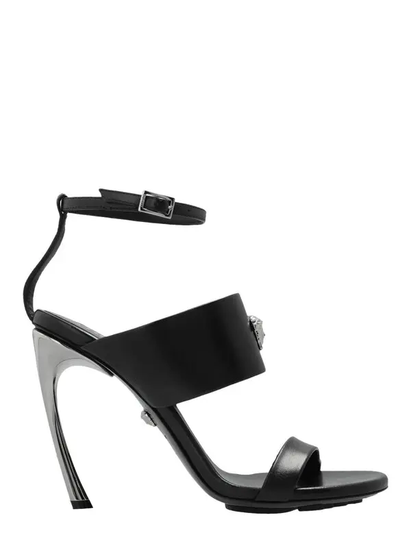 Versace Heeled Sandals - Black