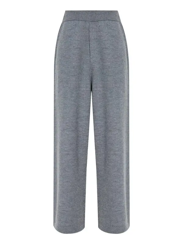 Dsquared2 Wool Wide Leg Trousers - Grey