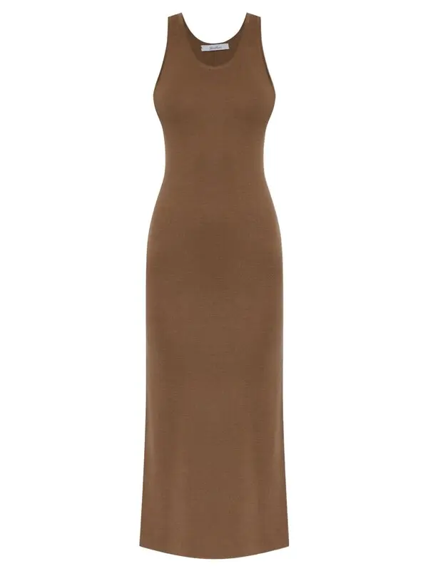 Max Mara Aceri" Midi Dress - Brown