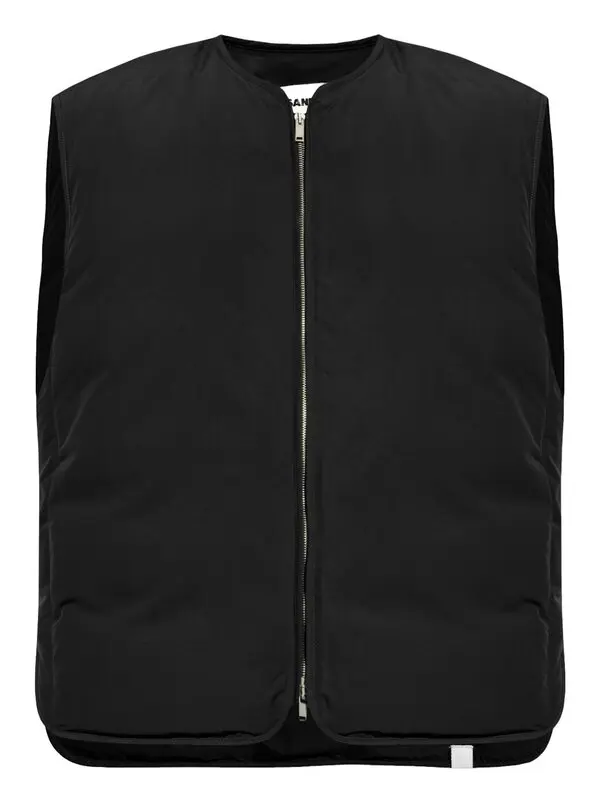 JIL SANDER Down-padded Vest - Black