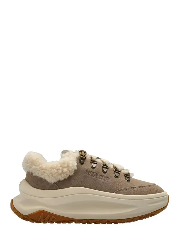 Moon Boot City Shearling' Sneakers - Brown