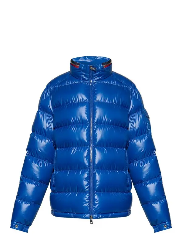 Moncler Bourne’ Quilted Down Jacket - Blue