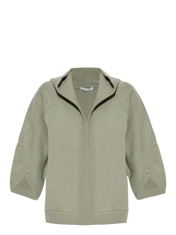 Max Mara Vals Wool-cashmere Cardigan - Green