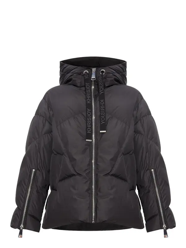 Khrisjoy Hooded Down Jacket - Black