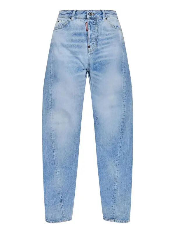 Dsquared2 D2 Twisted Jeans - Light Blue