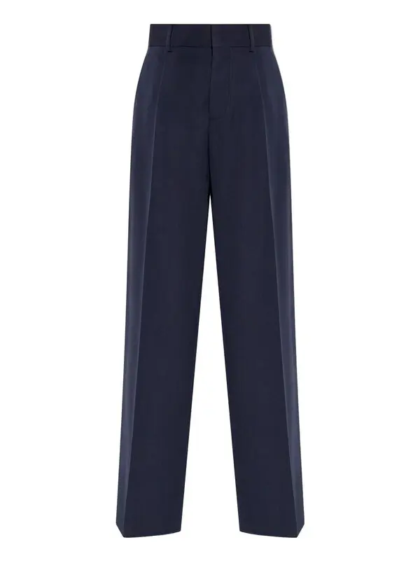 Dsquared2 Wool Trousers - Navy Blue
