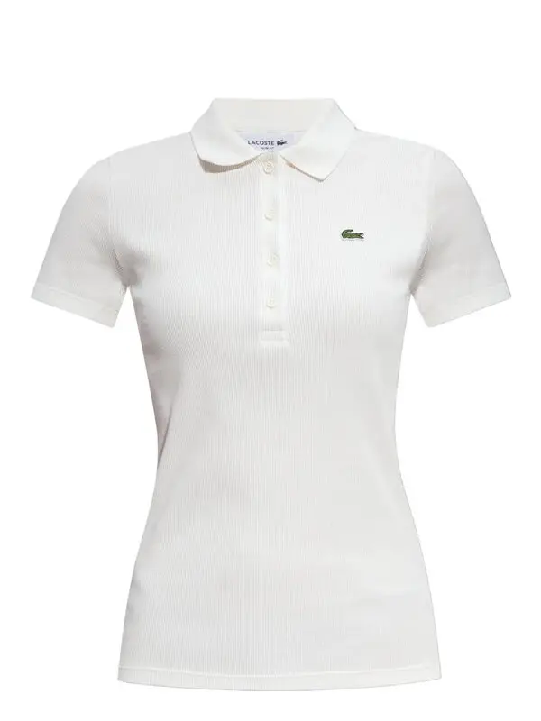 Lacoste Polo Shirt With Logo - White