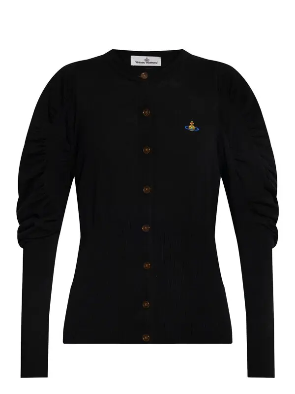 VIVIENNE WESTWOOD Wool Cardigan - Black