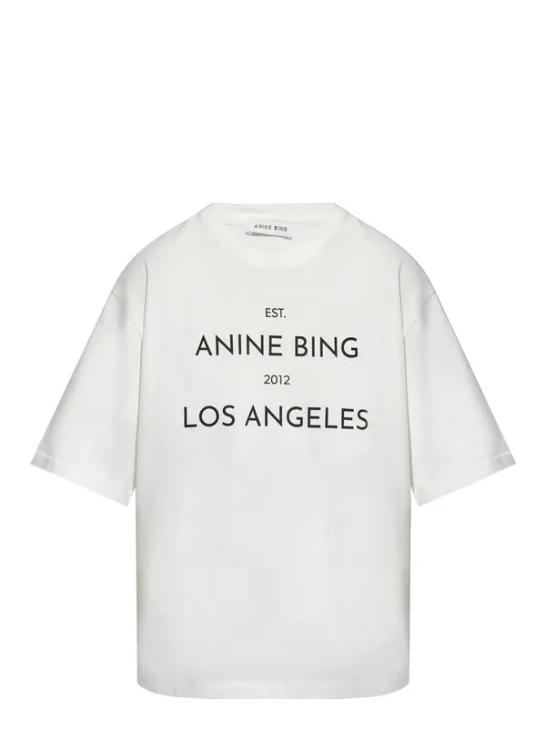 ANINE BING Rudy T-shirt - White