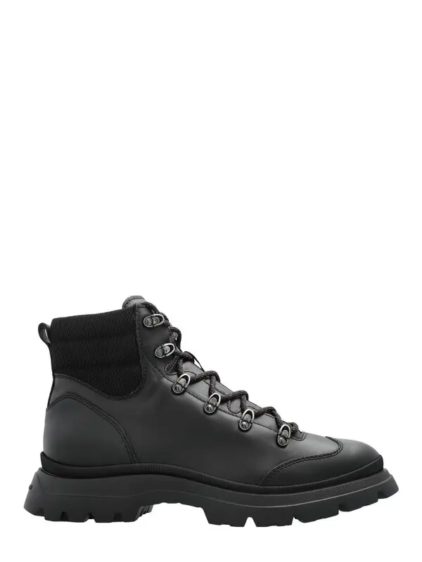 Hogan Leather Ankle Boots - Black