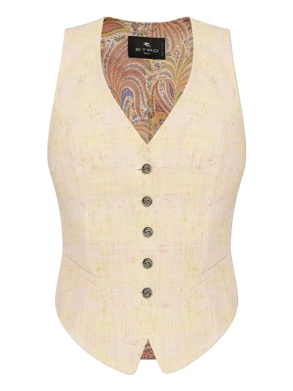 Etro Vest - Cream