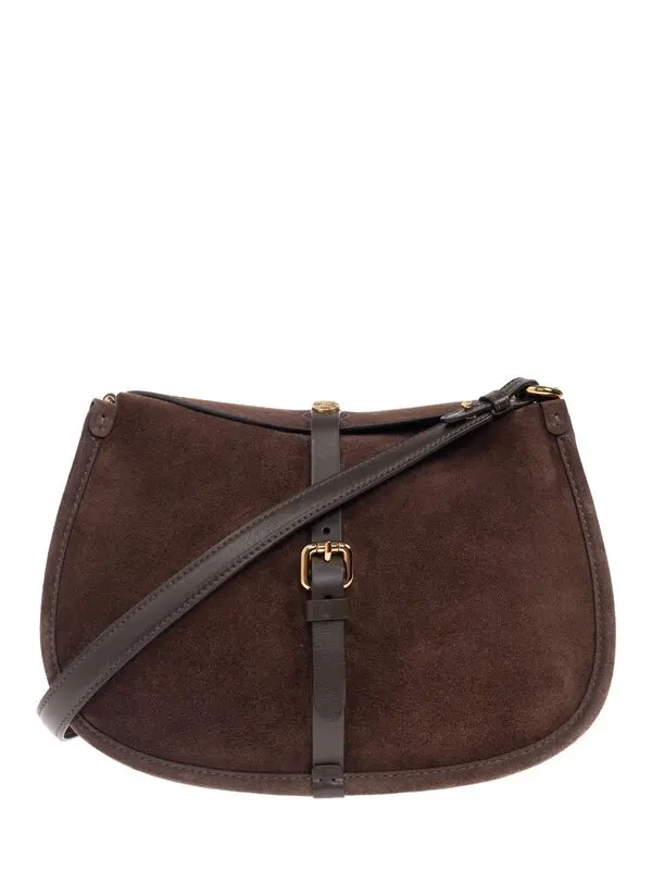 Etro Suede Shoulder Bag - Brown