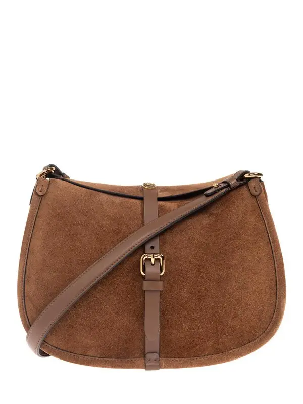 Etro Suede Shoulder Bag - Brown