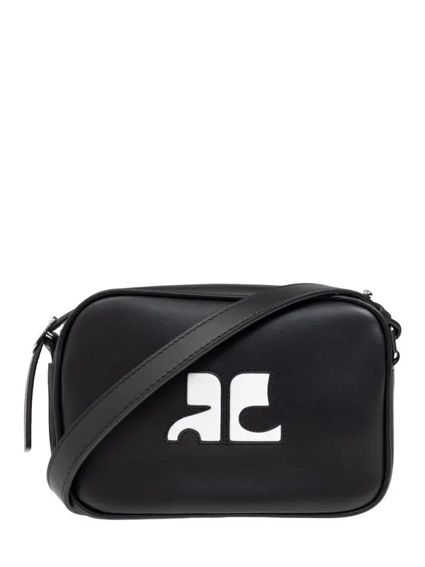 COURREGES Re-edition Shoulder Bag - Black