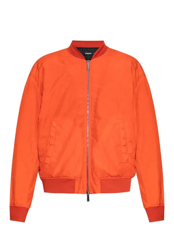 Dsquared2 Icon Bomber Jacket - Orange