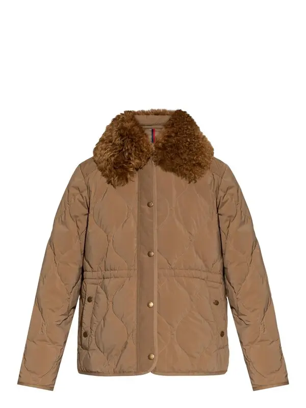 Moncler Quintin Jacket With Detachable Fleece Vest - Brown