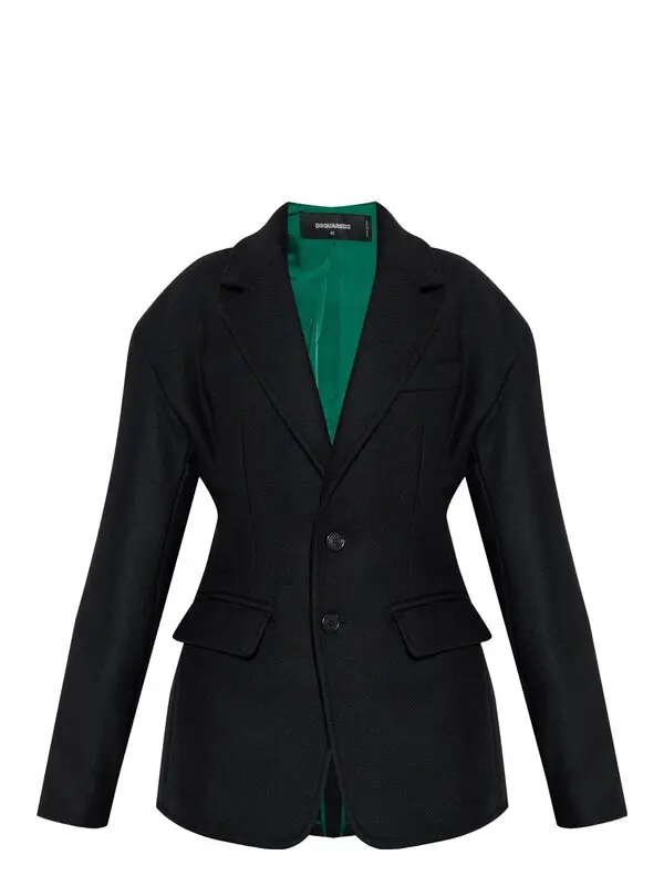Dsquared2 Wool Jacket - Black