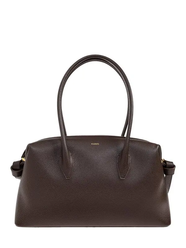 Yuzefi Brioche Shoulder Bag - Brown