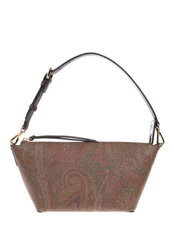 Etro Paisley Motif Shoulder Bag - Brown