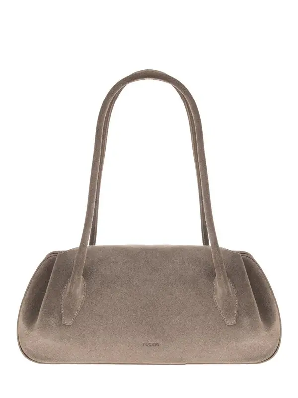 Yuzefi Oyster Shoulder Bag - Grey