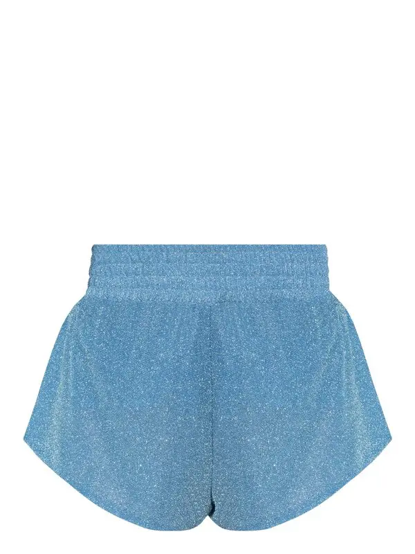 Oseree Lurex Thread Shorts - Blue