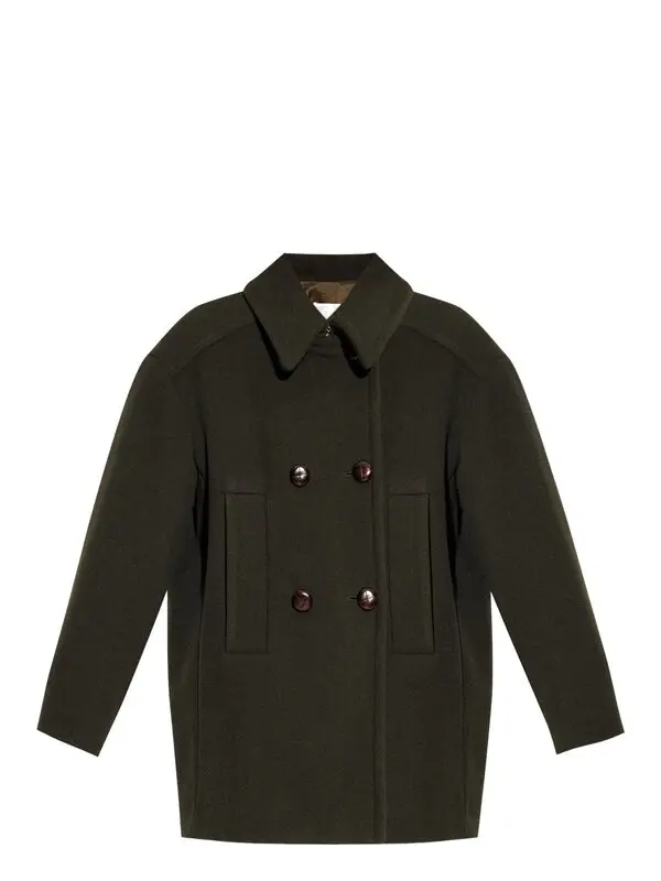 Isabel Marant Fiby Short Coat - Green