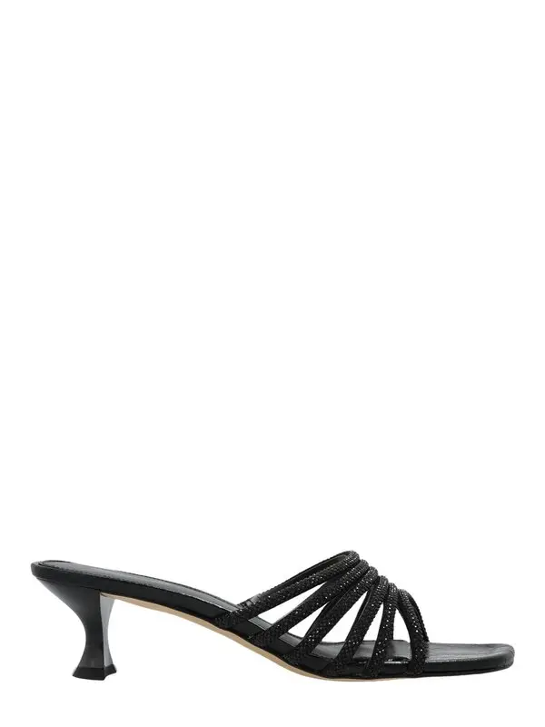 Michael Kors Haisley Heeled Mules - Black