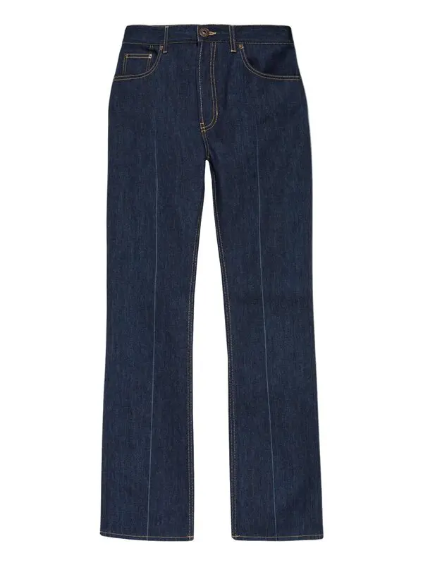 Alexander McQueen Straight-leg Jeans - Navy Blue